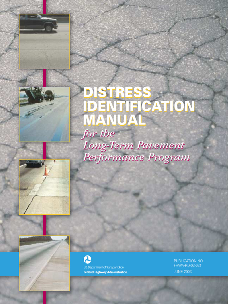 SHRP Distress Manual | PDF | Road Surface | Concrete