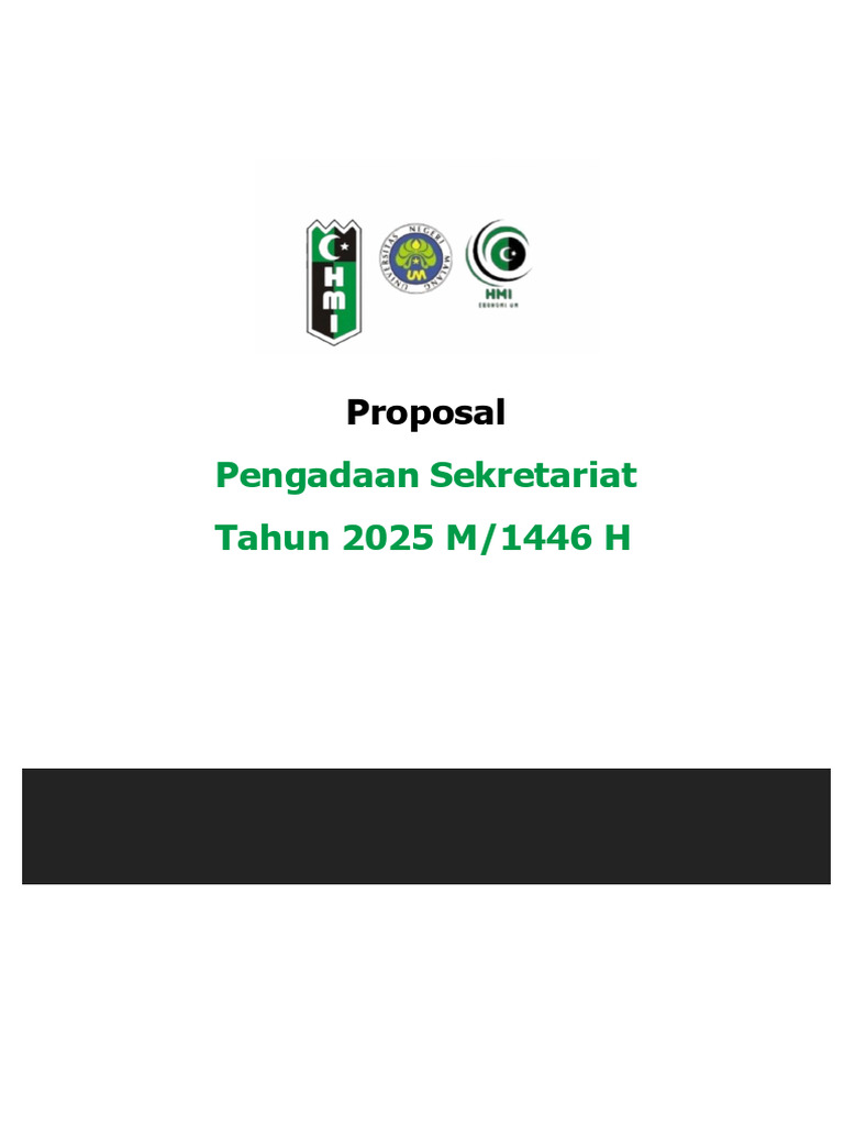Proposal Pengadaan Sekretariat | PDF