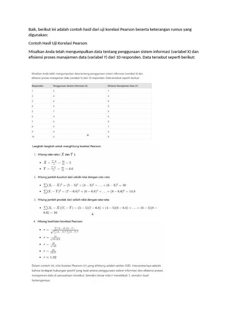 Uji Hipotesis (Contoh) | PDF