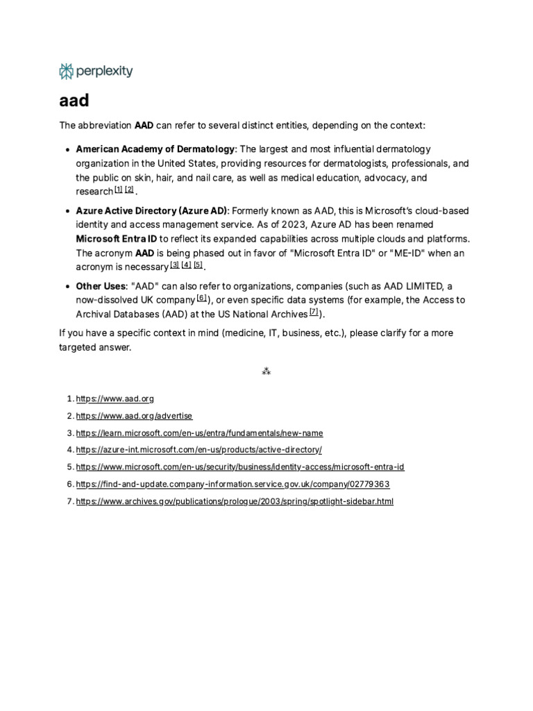 Aad | PDF