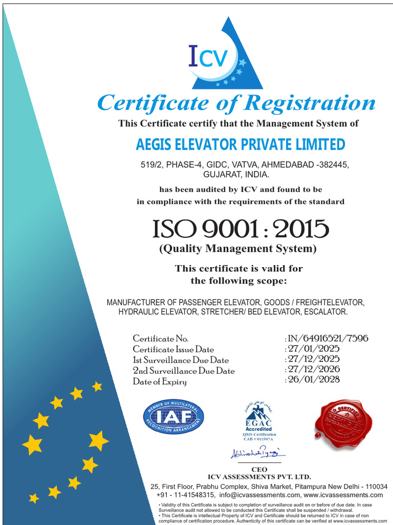 Iso Certificate | PDF