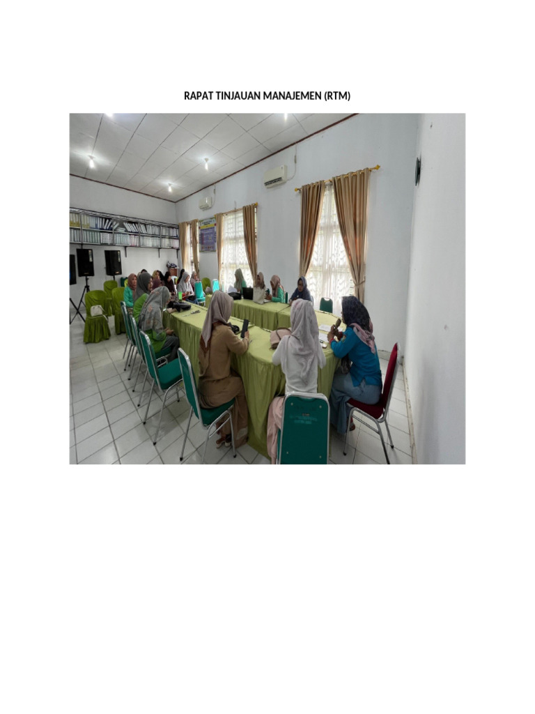 Rapat Tinjauan Manajemen | PDF