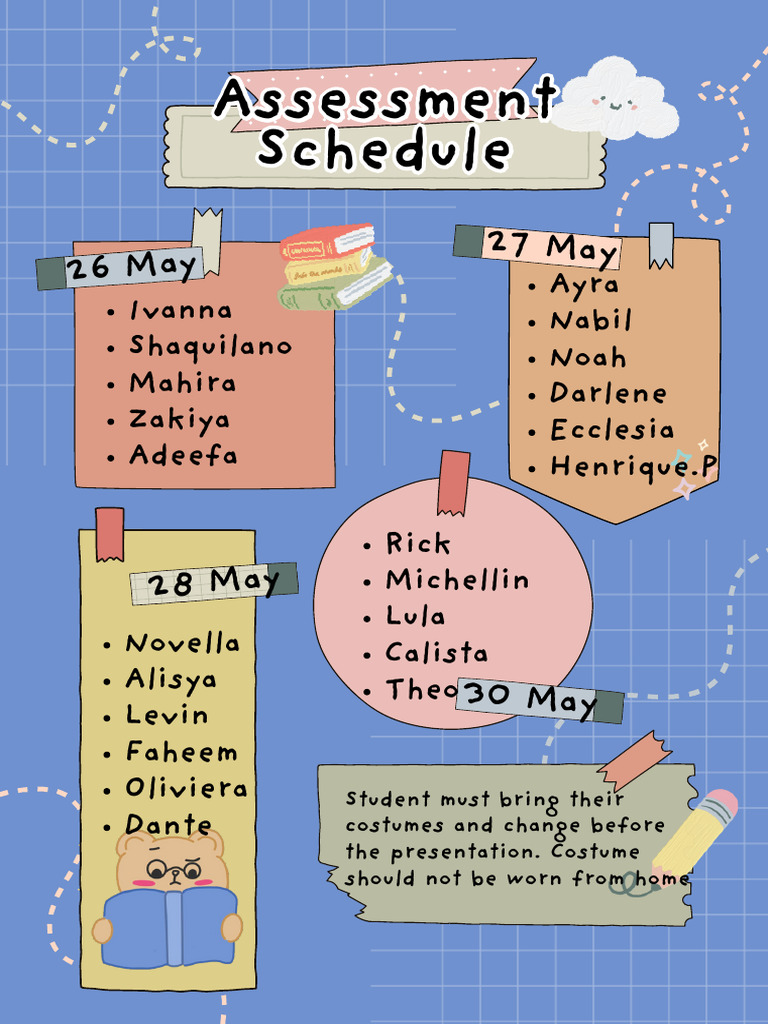 Assessment Schedule - 20250520 - 150146 - 0000 | PDF