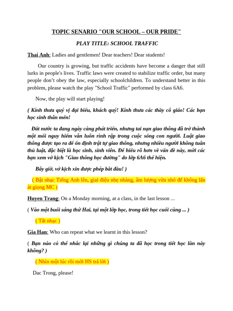 Topic Scenario HC | PDF