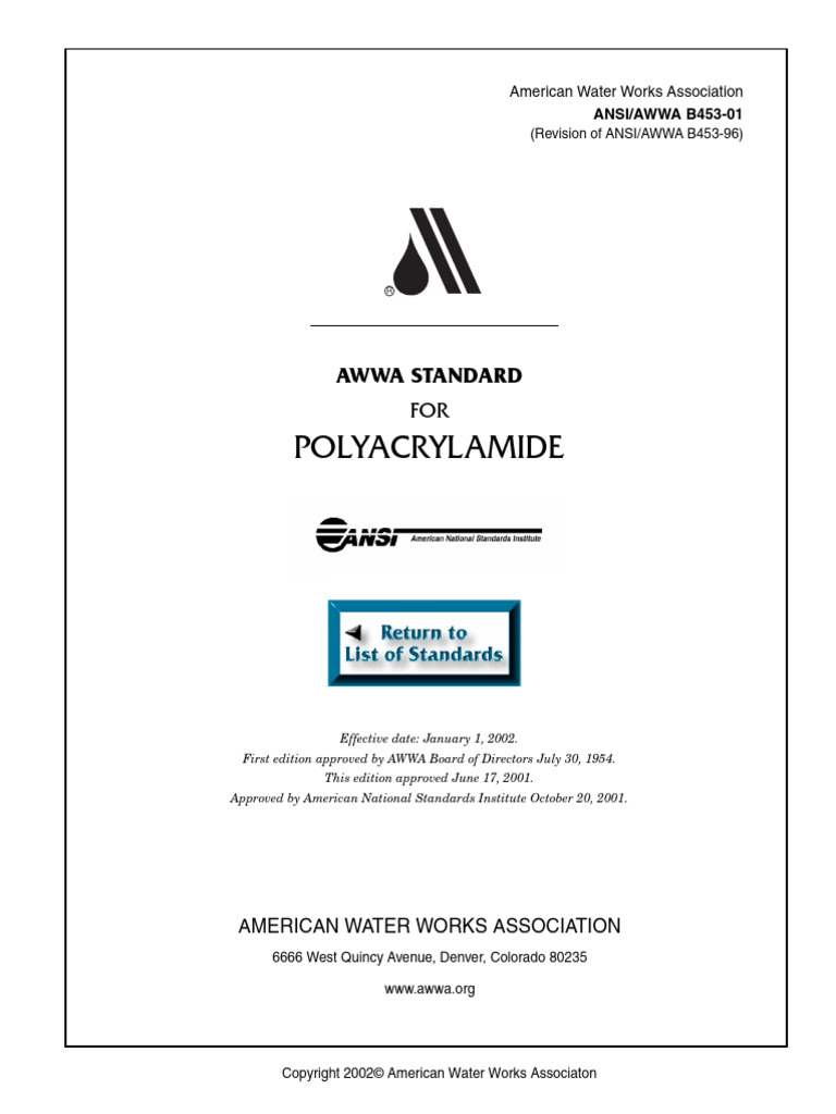 Polyacrylamide Viscosity Standards | PDF | Polymerization | Viscosity