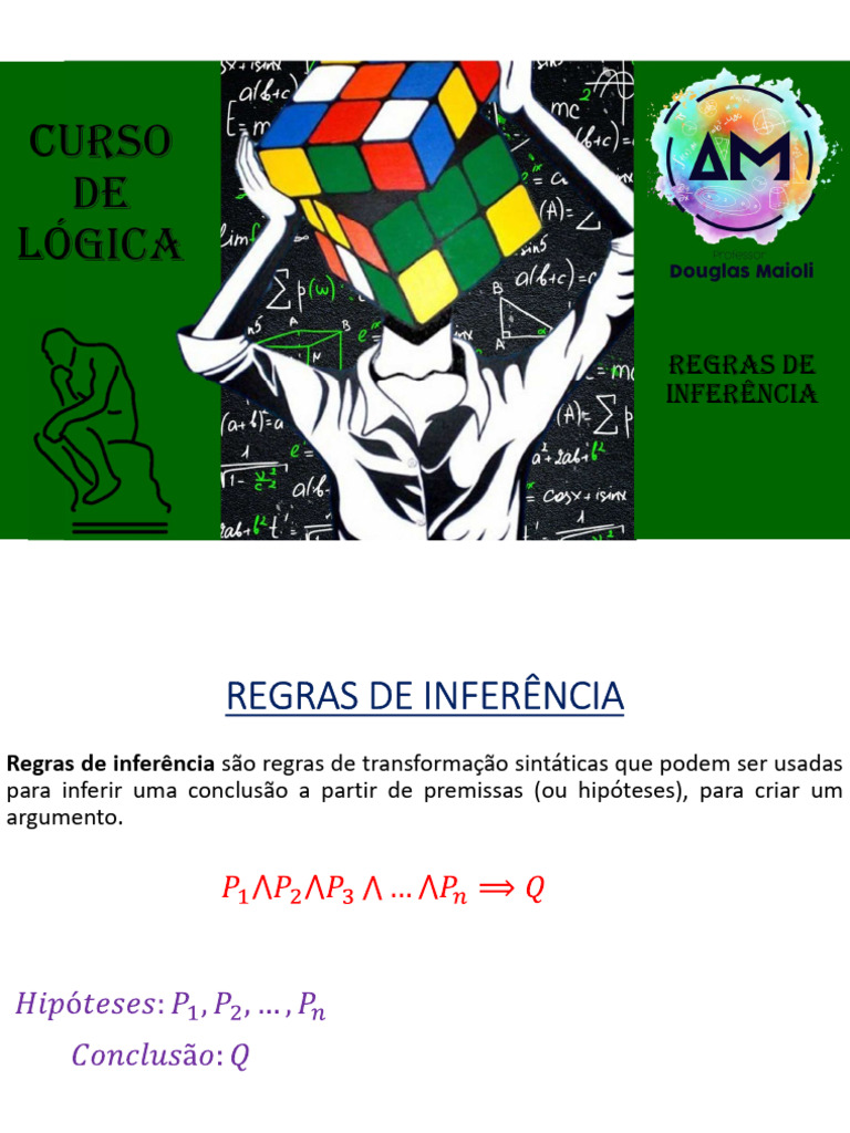 Aula 4 - Regras de Inferência | PDF | Inferência | Lógica