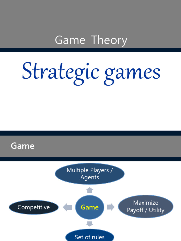 Game Theory | PDF | Game Theory | Mathematical Economics