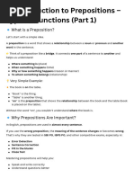 Class 10 ICSE Preposition Exercises | PDF | English Grammar | Pronoun