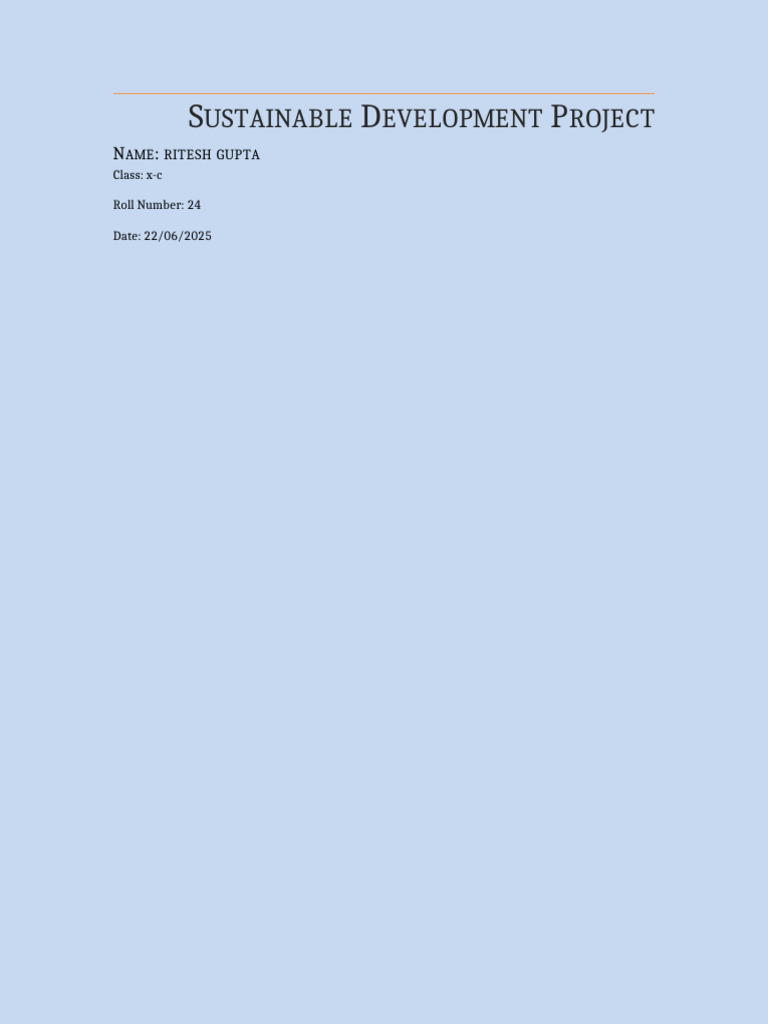 Sustainable Development Overview | PDF | Sustainability | Sustainable ...