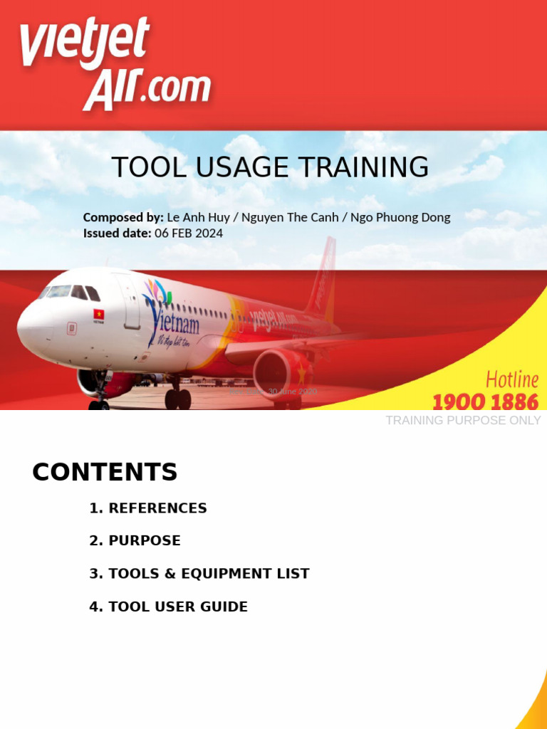 Training Slide - Tool Usage | PDF | Tension (Physics) | Force