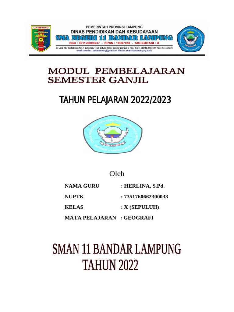 Modul Ajar X Semester Ganjil Herlina | PDF