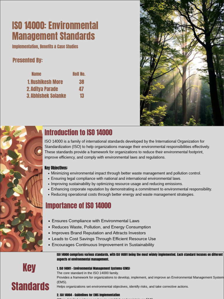 ISO 14000: Enhancing Environmental Management | PDF | Carbon Footprint ...