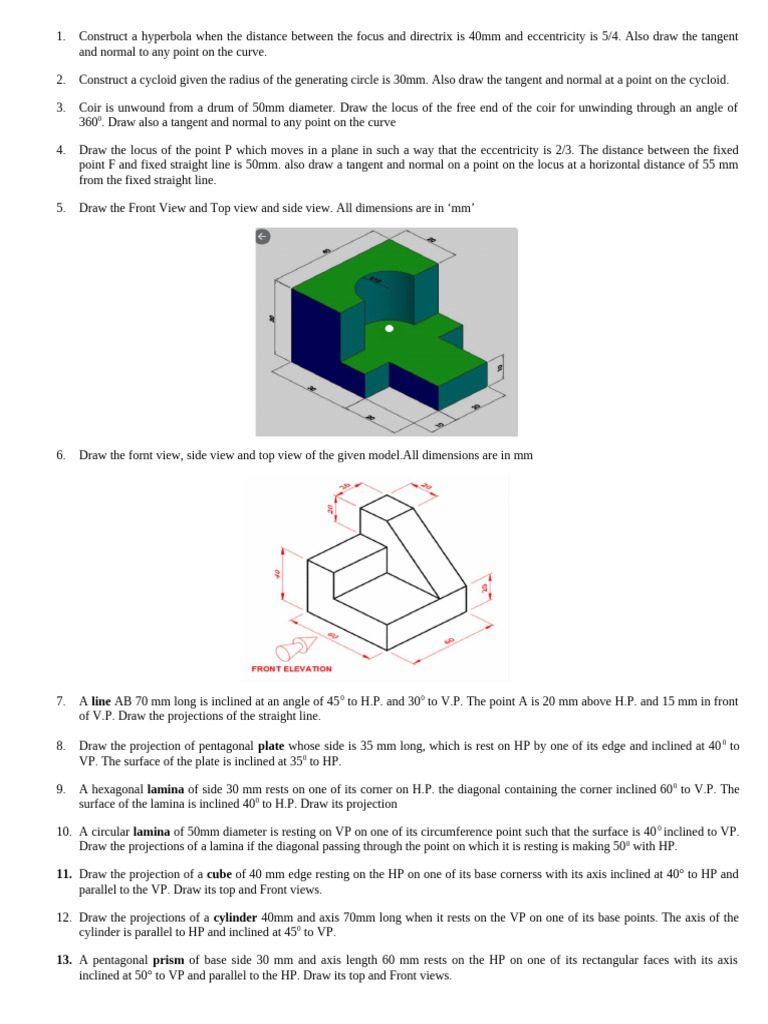 Eg Practice Questions CIA 1 | PDF