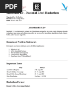 MumbaiHacks 2025 - Format, Problem Statements, and The Way Forward! | PDF | Artificial ...