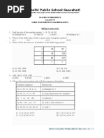 Class 5 Maths - Patterns - CBSE Worksheets | PDF