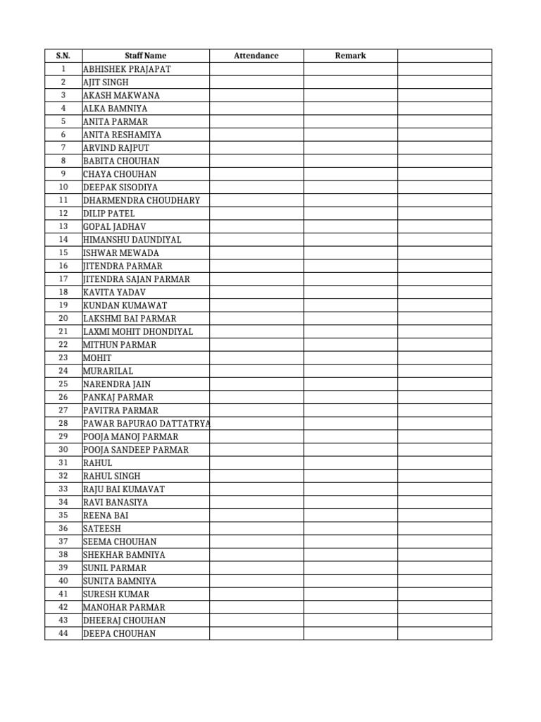 Attendance Muster Roll PagarBook (12 Jul - 12 Jul) | PDF