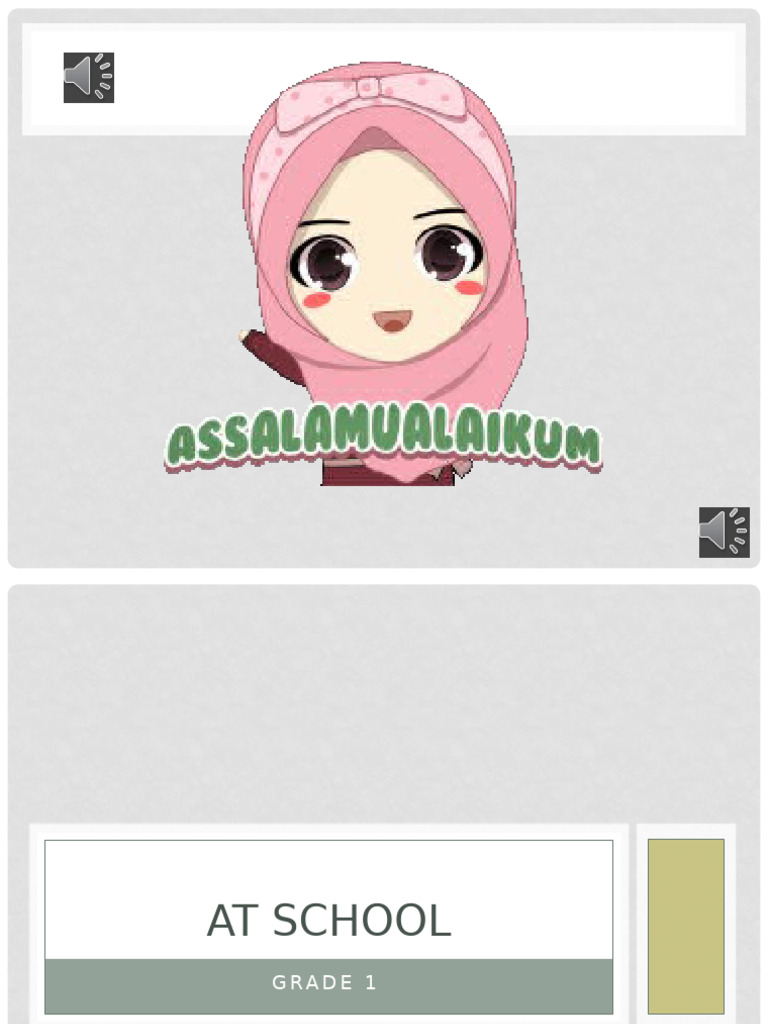 The First Grade Unit 1 at School | PDF