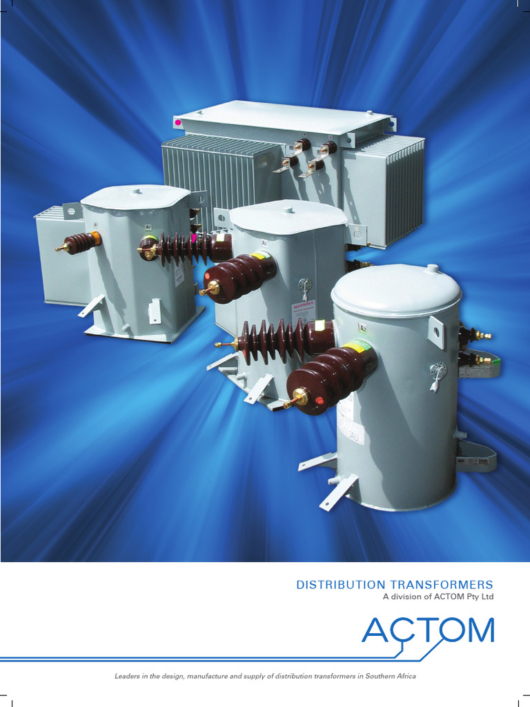 Actom Distribution Transformers Overview Pdf Transformer Electric