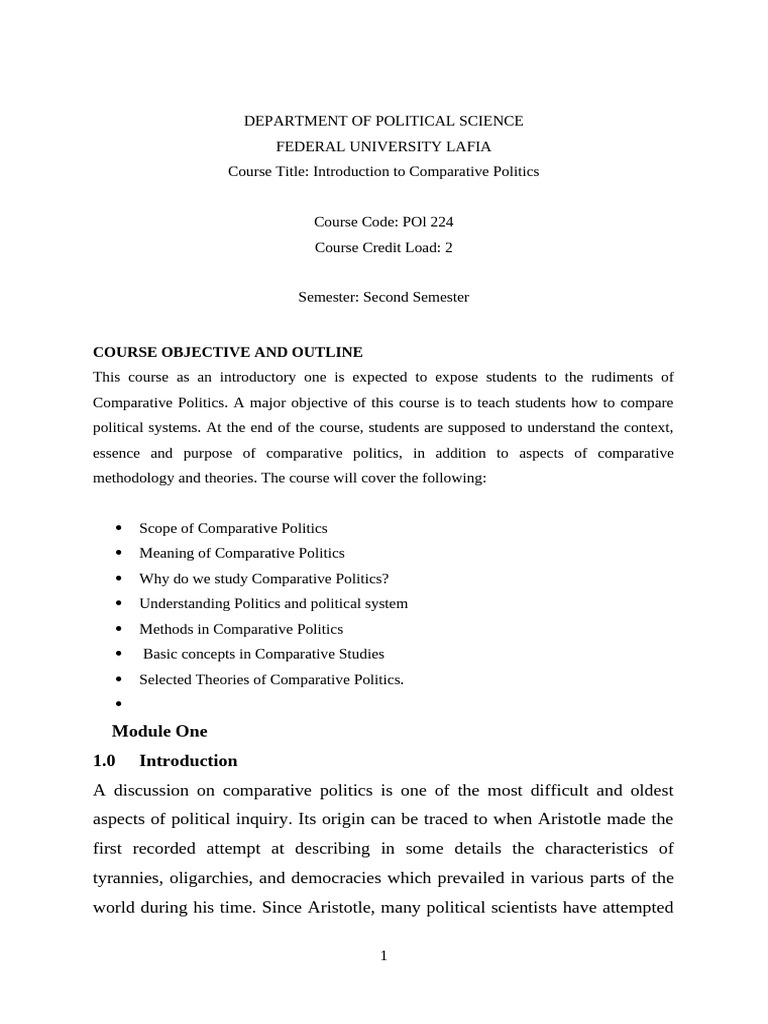 POL 224 Note. 2013.Docx 1 | PDF | Democracy | Political Ideologies