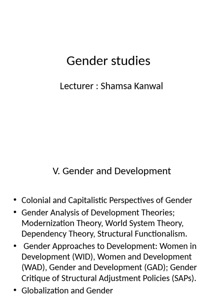 Gender and World System Theory Insights | PDF | World Systems Theory ...
