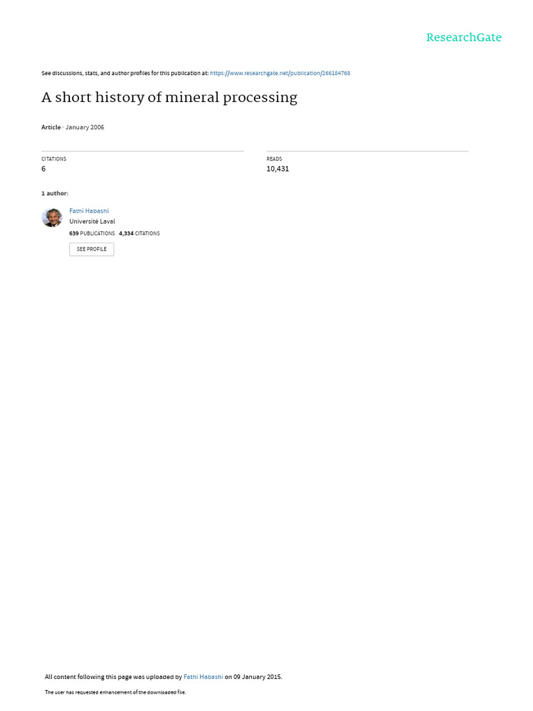 Ancient Chinese Mineral Processing Techniques | PDF | Mill (Grinding ...