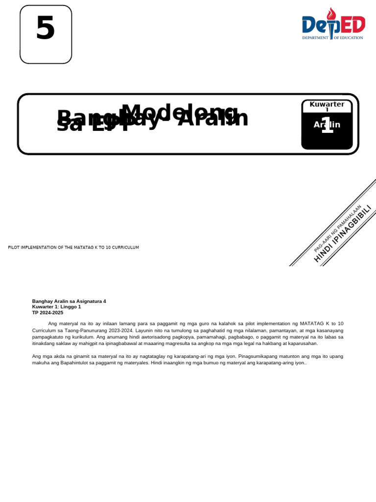 q1 Le Aralin1 Epp Ict 5 | PDF