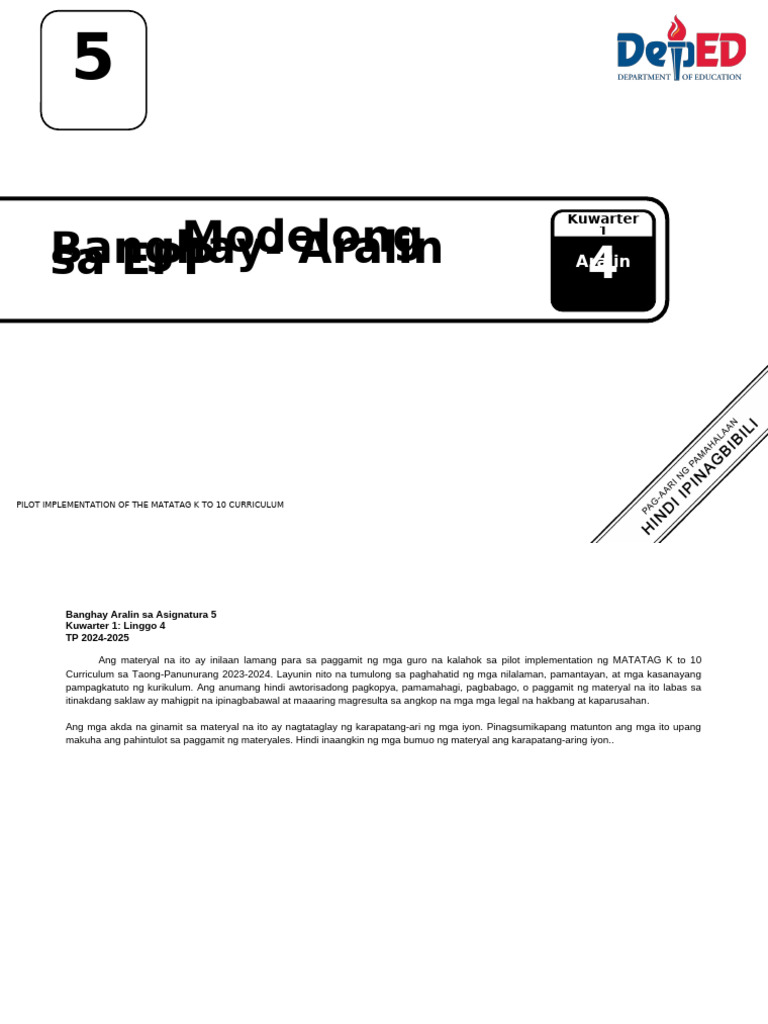 q1 Le Aralin4 Epp Ict 5 | PDF
