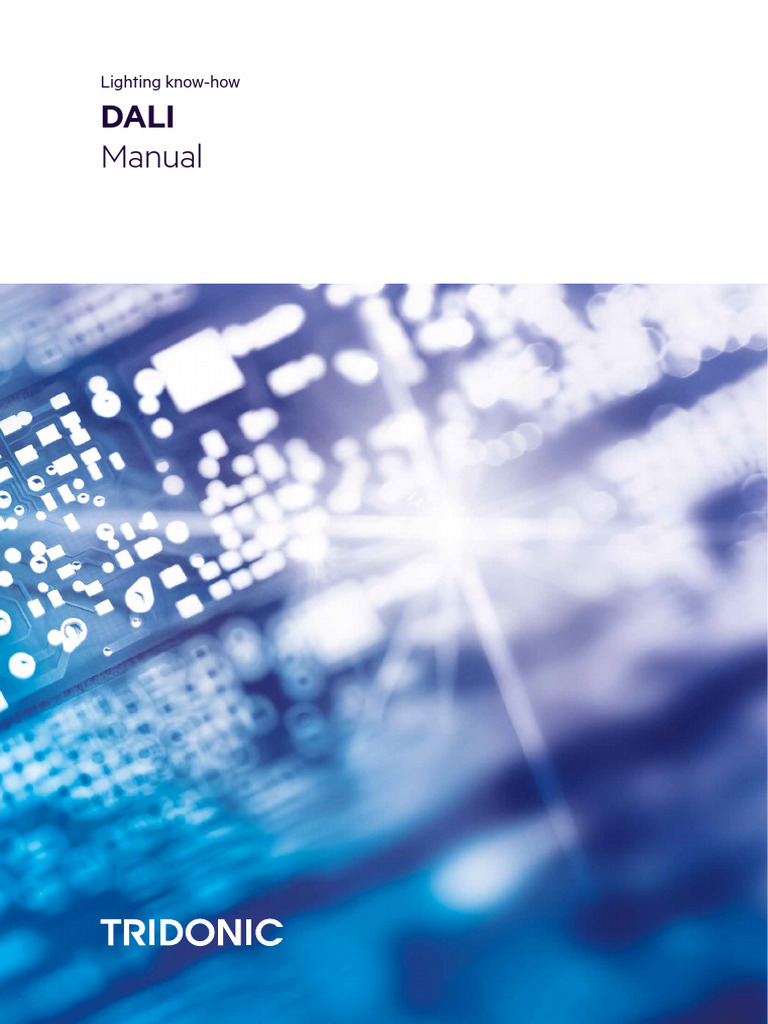 DALI Manual en | PDF | Switch | Lighting