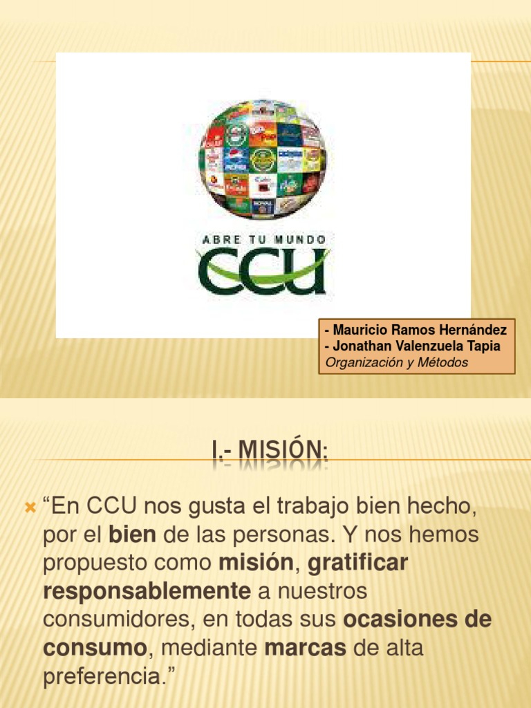Misión y Estructura de CCU Chile | PDF | Cerveza | Chile