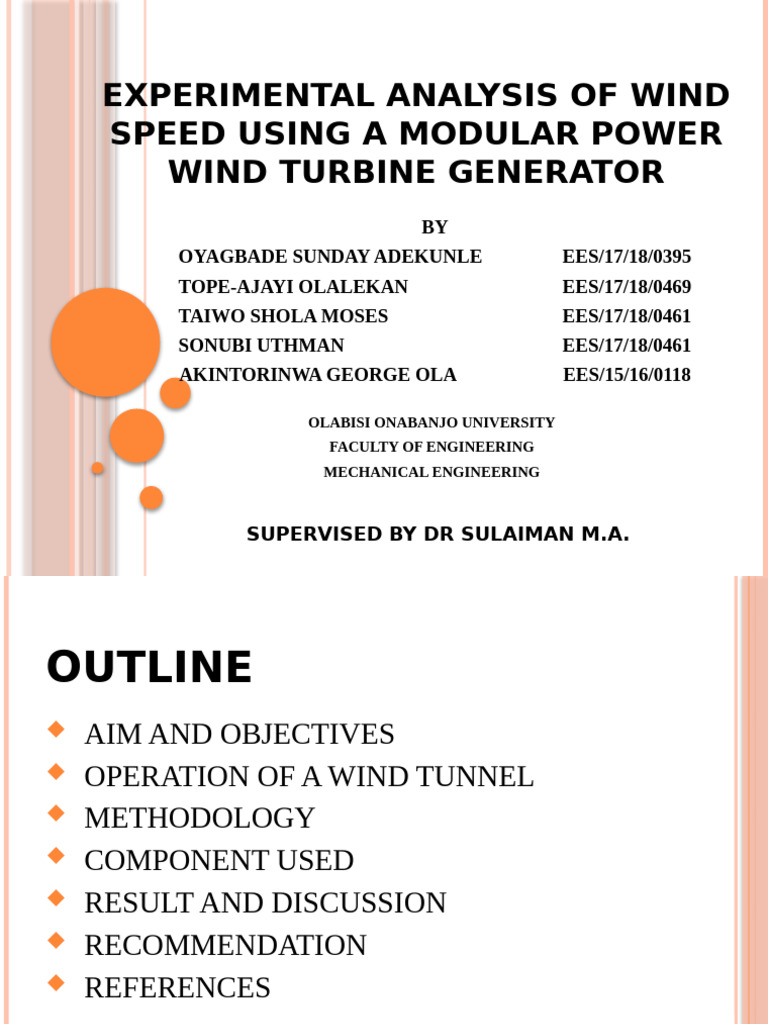 Wind Speed Analysis for Turbine Efficiency | PDF | Turbine | Wind Turbine