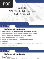 APA 7 Referencing Guide for VU | PDF | Apa Style | Diagnostic And ...
