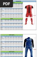 Uniqlo Size Chart for Tops and Bottoms | PDF