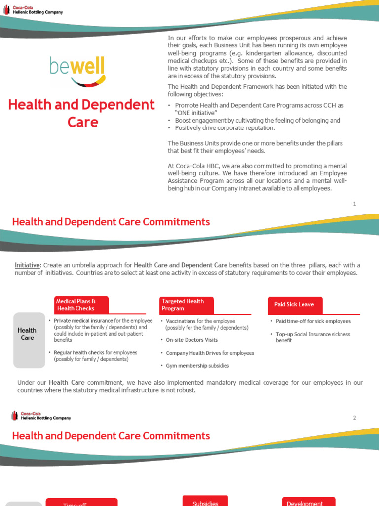 Health and Dependent Care Presentation - Pdf.downloadasset | PDF ...