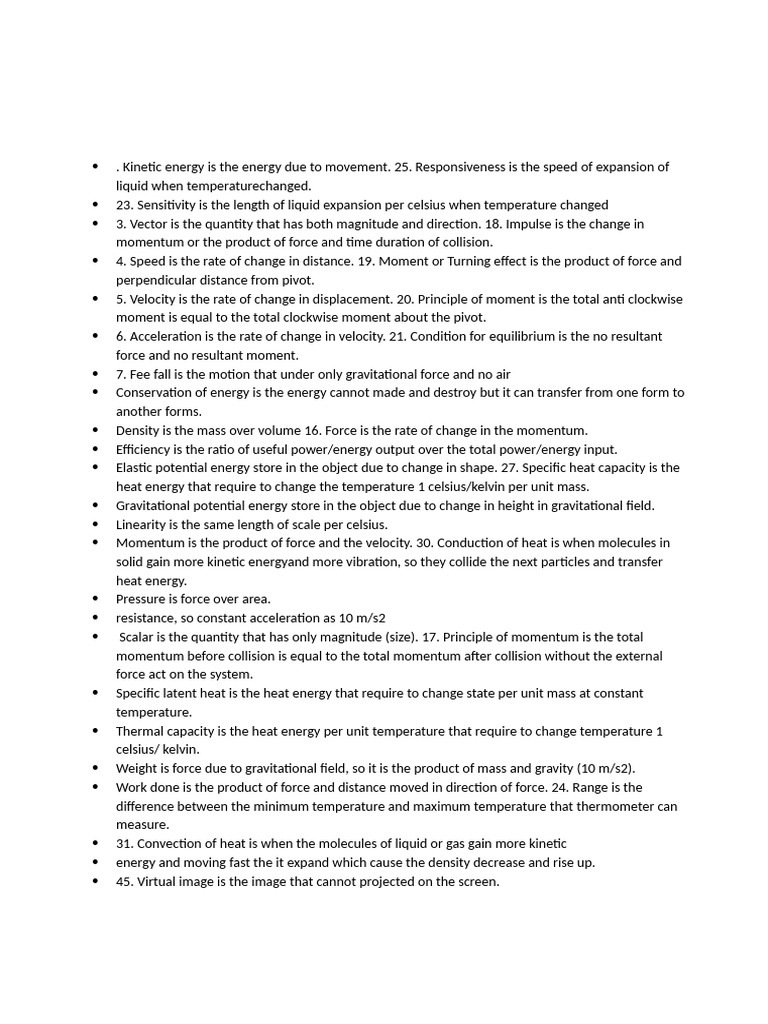 Physics Igcse Definitions | PDF | Radioactive Decay | Waves