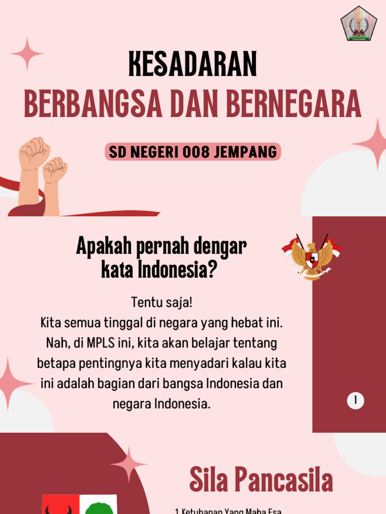 Materi Mpls Kesadaran Berbangsa Dan Bernegara | PDF