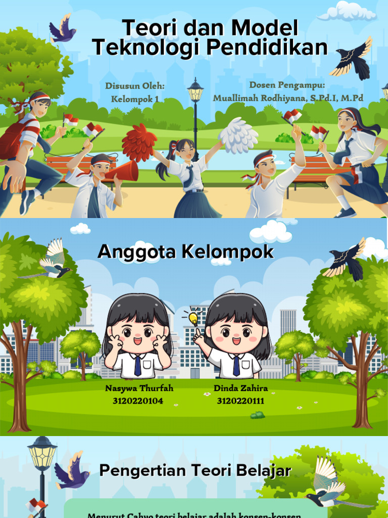 Kel 1 Teori Dan Model Teknologi Pendidikan | PDF