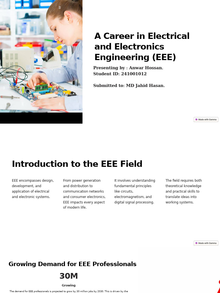 EEE Career Opportunities and Growth | PDF | Electrical Engineering ...