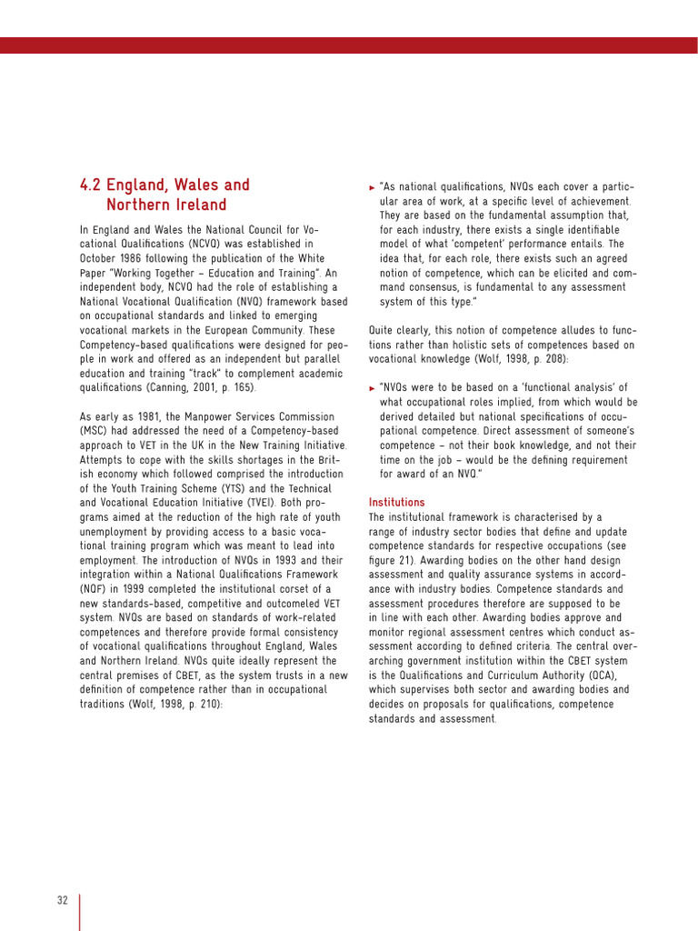 Structure and Functions of Competency Based Education and Training CBET A Comparative ...