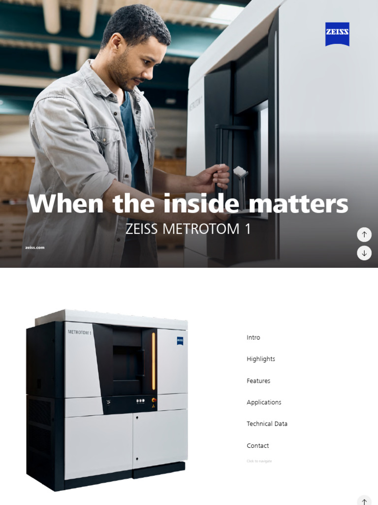 HOM Metrotom1 Flyer Download en | PDF | Ct Scan | Calibration