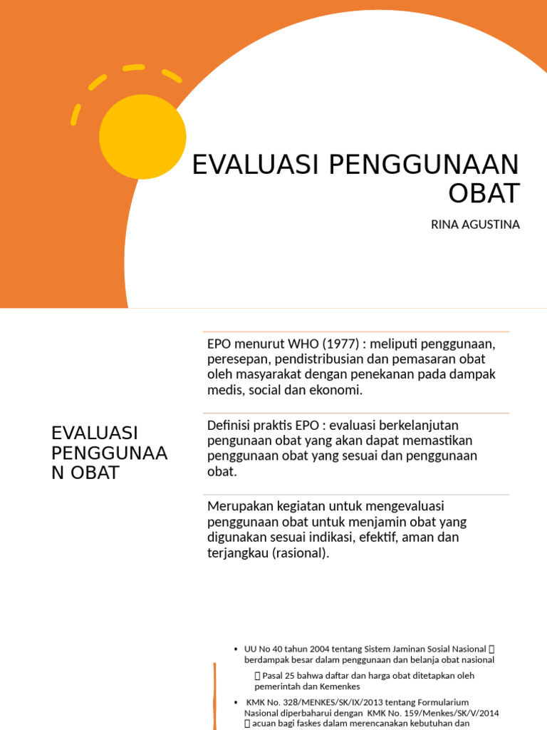 Evaluasi Penggunaan Obat EPO | PDF
