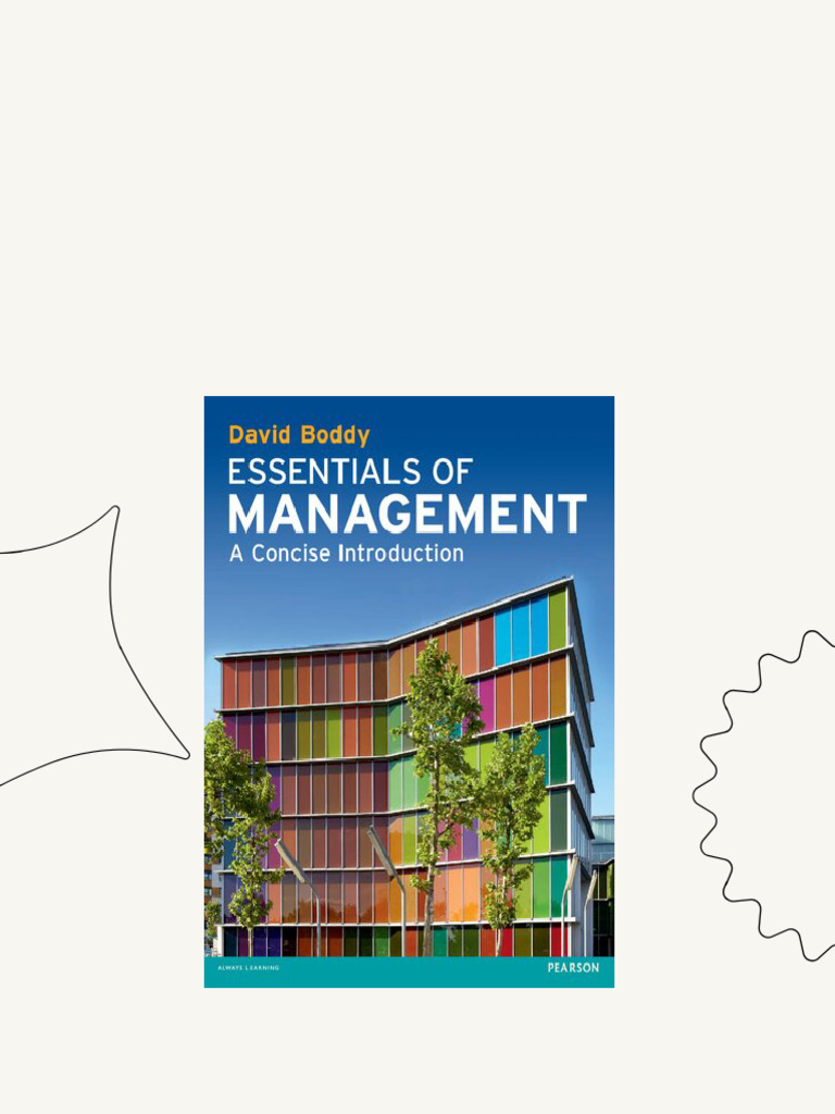 Essentials of Management A Concise Introduction 1st Edition David Boddy ...