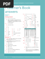 Math Learner's Book 9 Answer Key | PDF