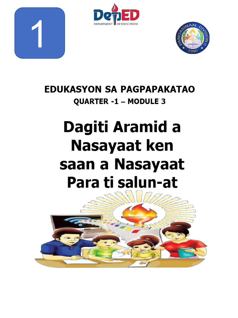 Esp 1 Iloko q1 Module 3 | PDF