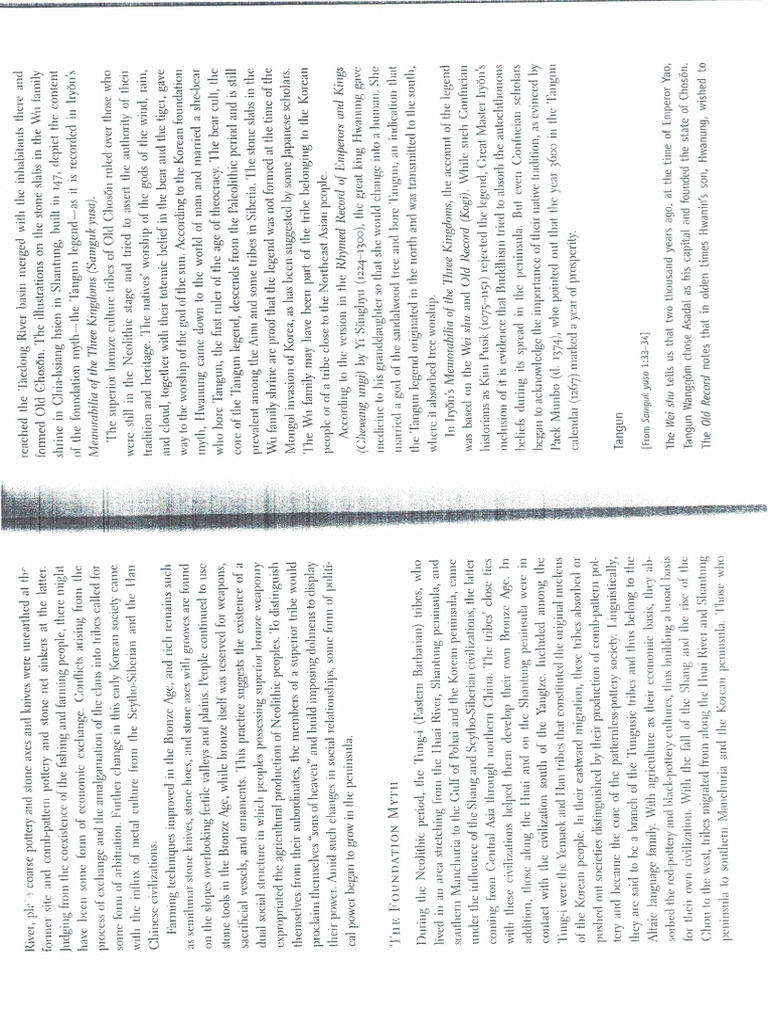 (Day 2) Reading - Foundation Myth | PDF