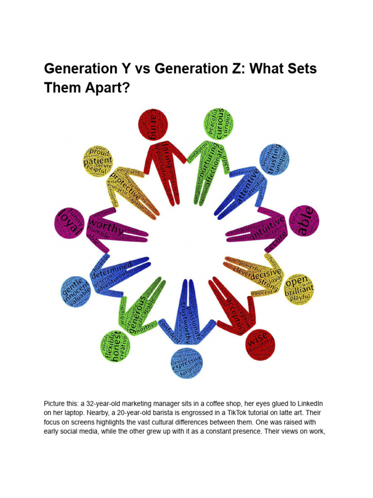 Generation Y Vs Generation Z - What Sets Them Apart | PDF | Privacy ...
