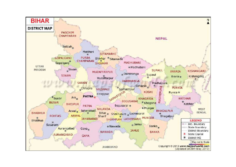 Bihar Map 2 | PDF