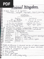 Vertebrate Zoology Lecture Notes | PDF | Vertebrates | Tissue (Biology)