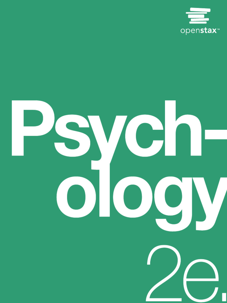 OpenStax Psychology 2e (Full PDF Textbook) | PDF | Psychology ...