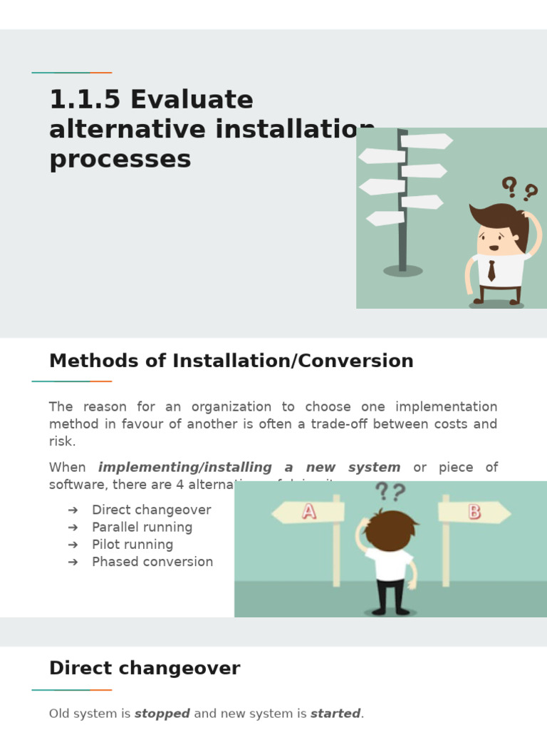 System Changeover Methods Explained | PDF | Systems Engineering ...