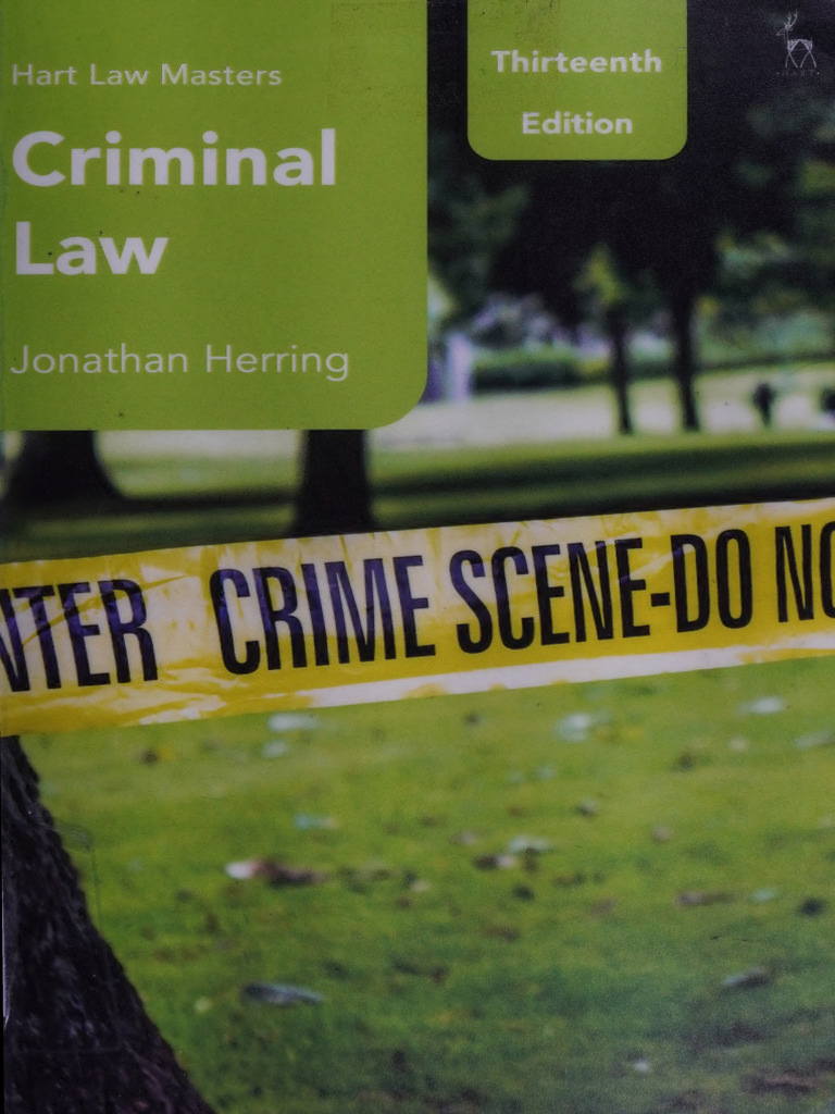 Criminal Law - Jonathan Herring - Bloomsbury UK (Major Textbooks ...